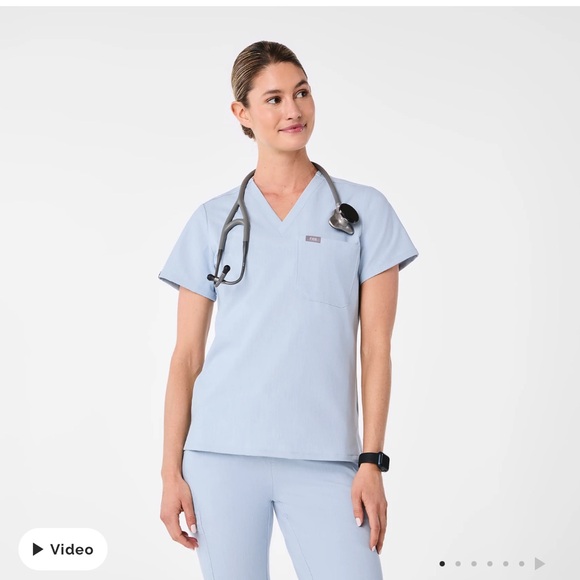 Figs | Pants & Jumpsuits | Figs Dusty Blue Scrub Set | Poshmark